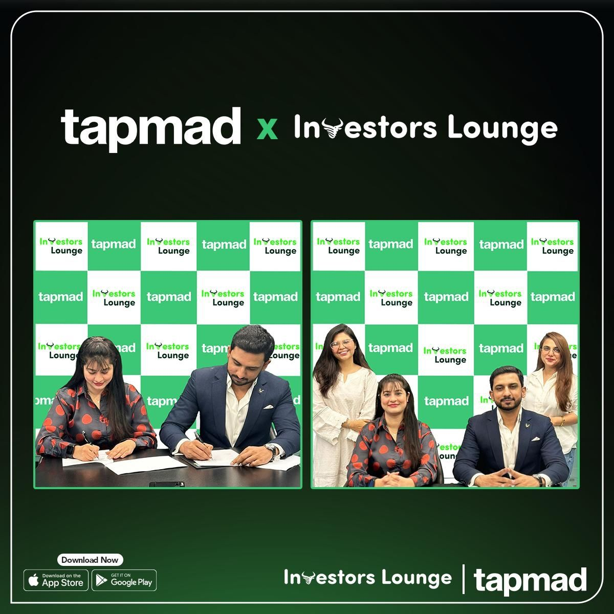 Investors Lounge and Tapmad Partner to Empower Millions of Pakistanis ...