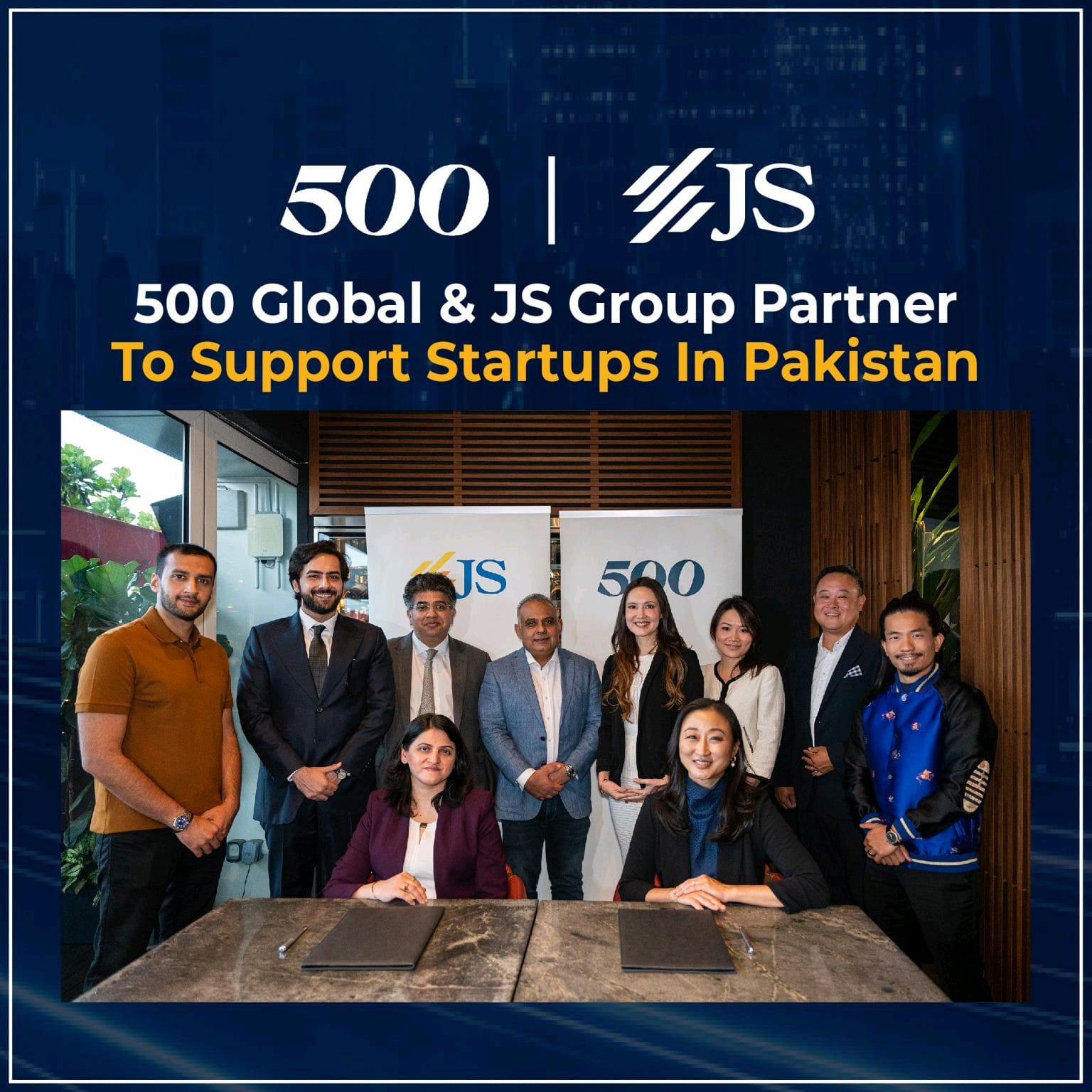 500 Global and JS Group Partner to Support Startups in Pakistan
